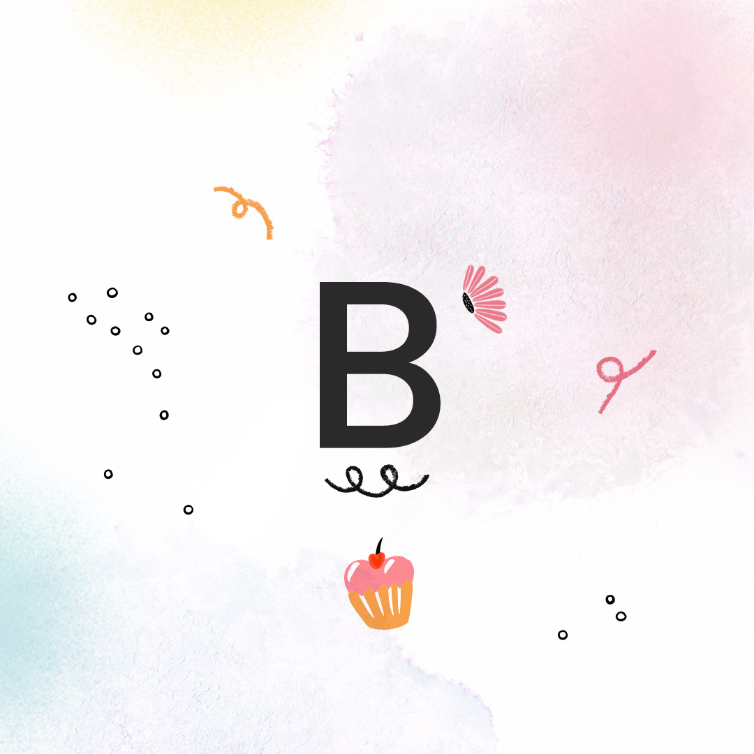 Учим букву B [biː] - из алфавита